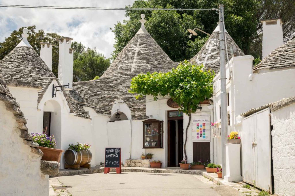 Alberobello Italy - The history of the Trulli houses in Puglia